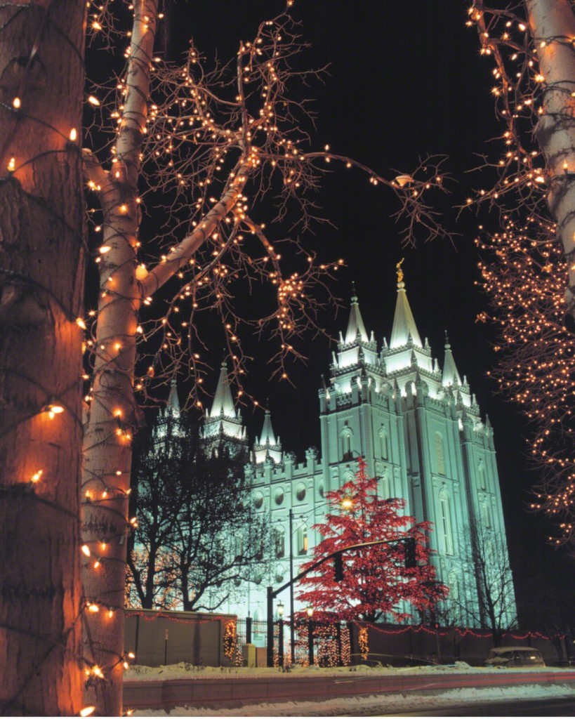 Christmas Lights at Temple Square - Women in The Church of Jesus Christ